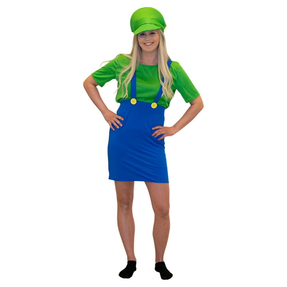 Putkimies Mekko Vihreä - Partyhalli.fi