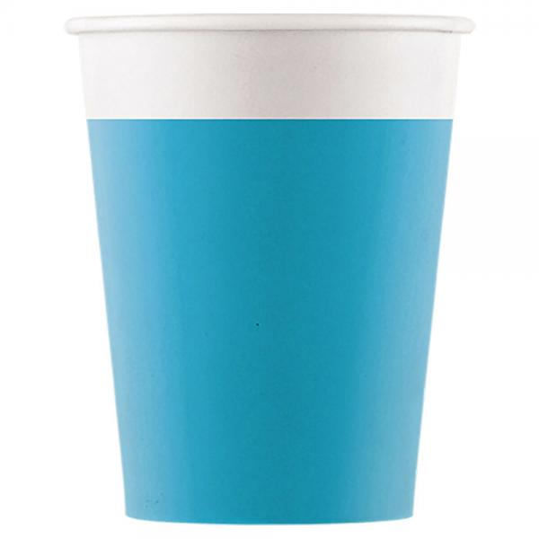 Siniset Pahvimukit Solid Color - Partyhalli.fi