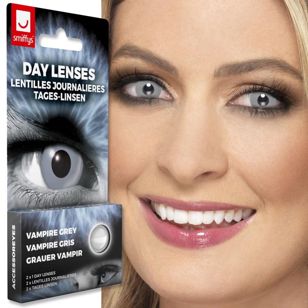 Värilliset Piilolinssit Vampire Grey - Partyhalli.fi