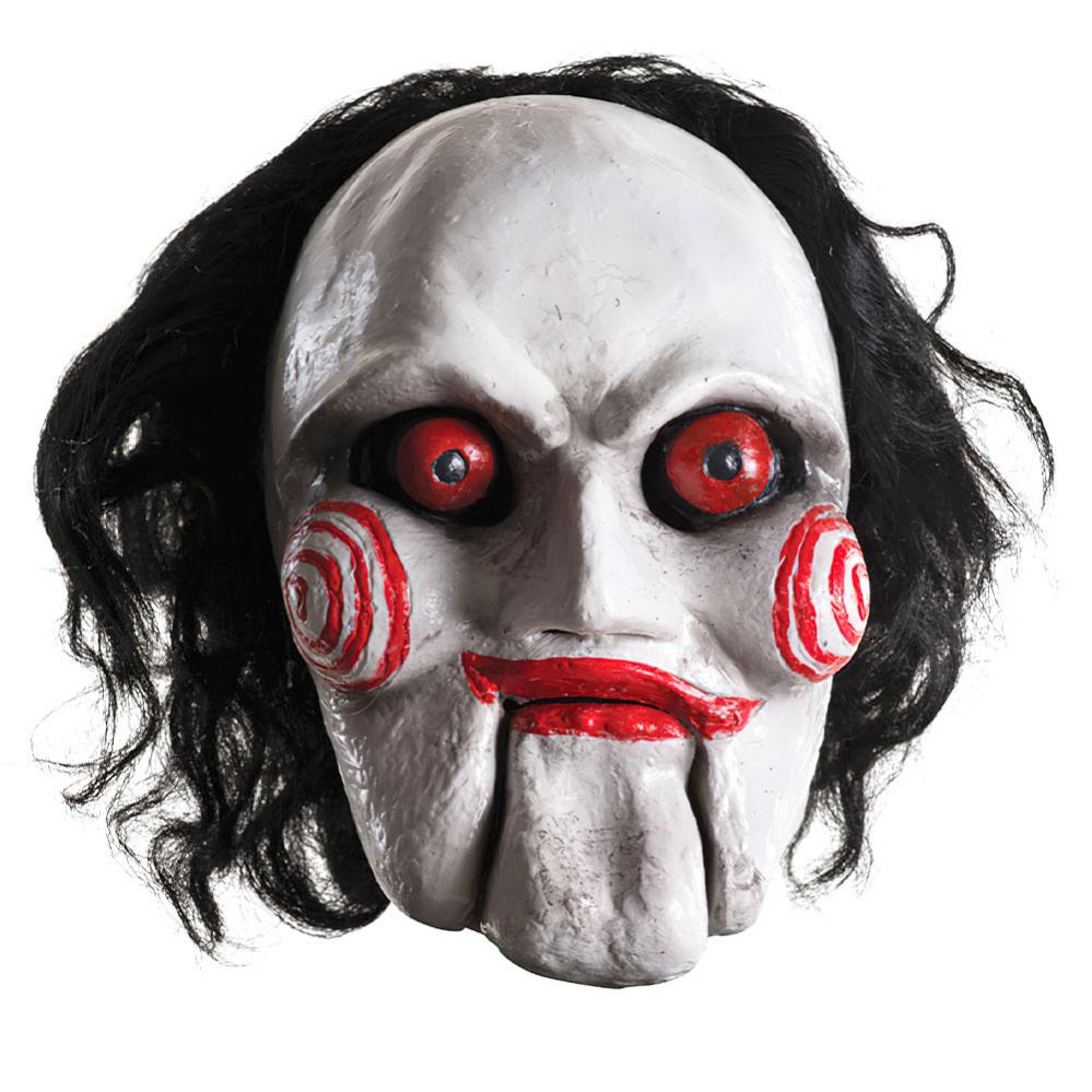 Jigsaw Billy the Puppet Naamio Lateksi - Partyhalli.fi