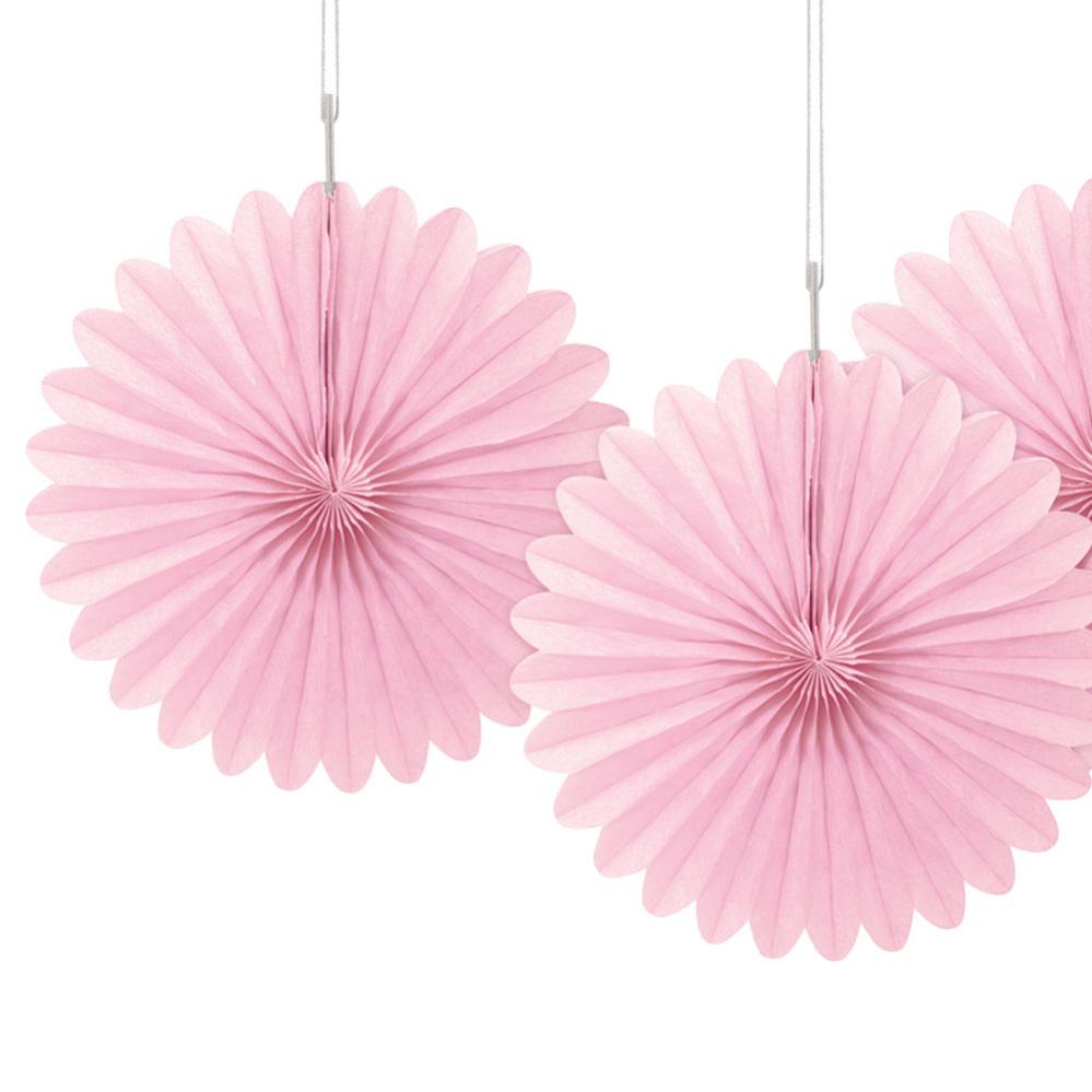 Riippuvat Koristeruusukkeet Vaaleanpinkki - Partyhalli.fi