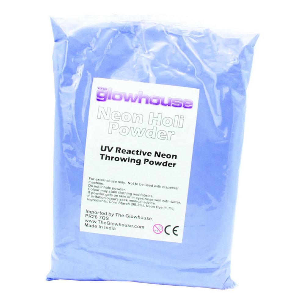 UV Neon Blue Powder - Partyhalli.fi