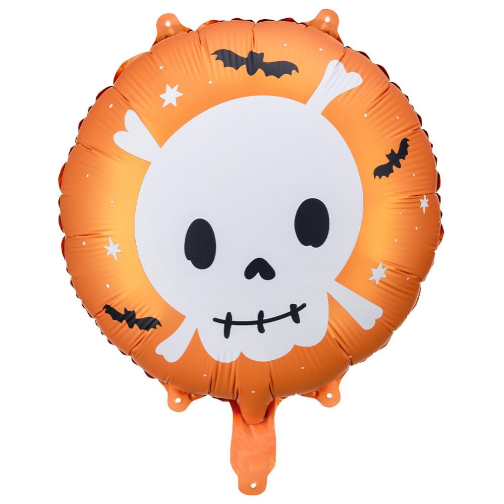 Halloween Folioilmapallo Pääkallo - Partyhalli.fi