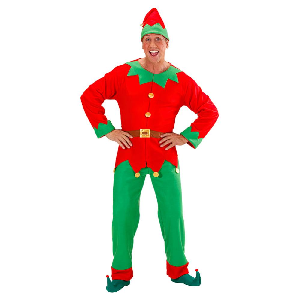 Santas Little Helper Elf Asu Miesten - Partyhalli.fi
