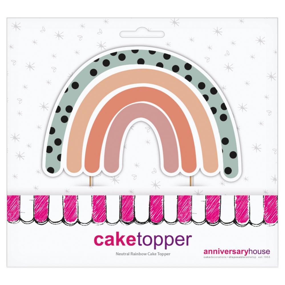 Boho Rainbow Cake Topper - Partyhalli.fi