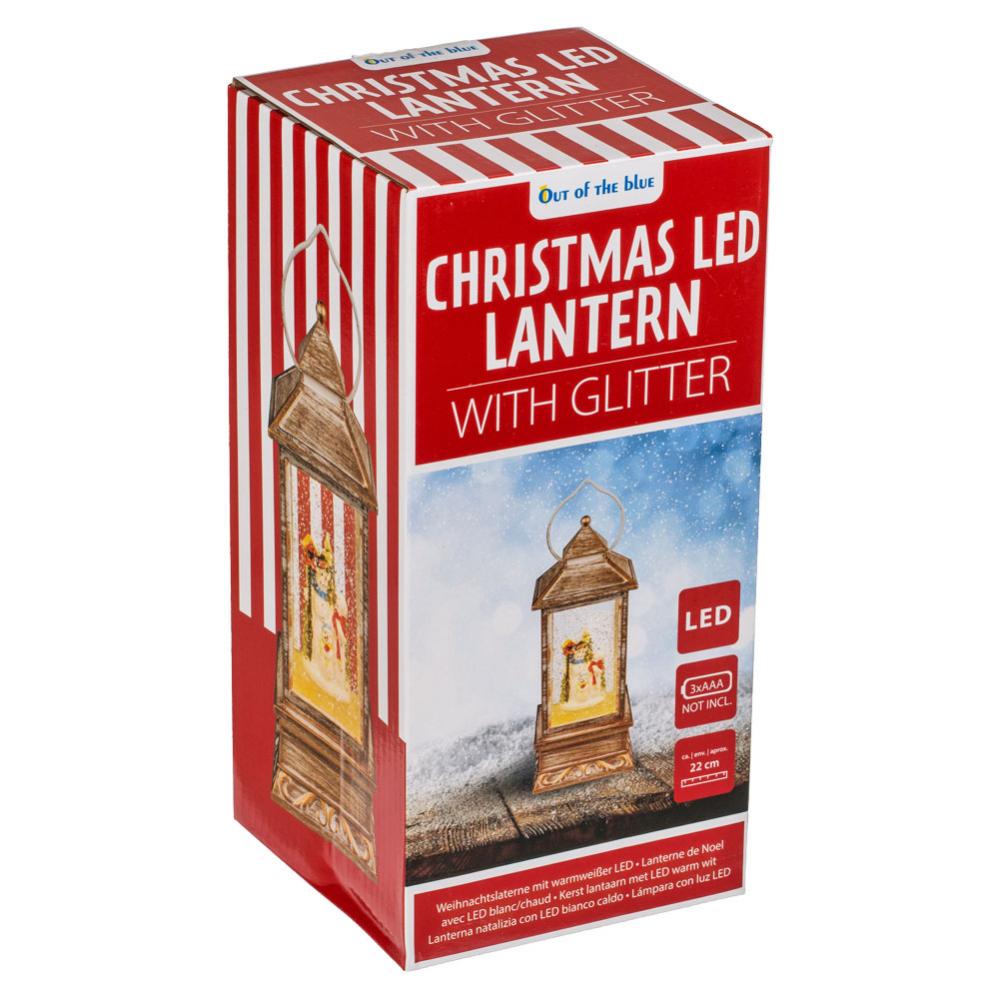 LED Lyhty Lumiukko Glitter - Partyhalli.fi