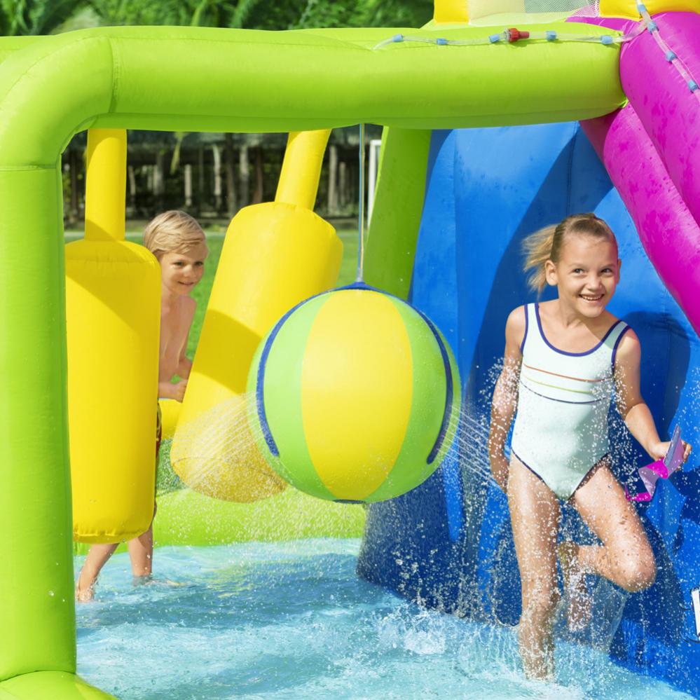 Puhallettava Vesileikkimaa Splash Course Mega - Partyhalli.fi