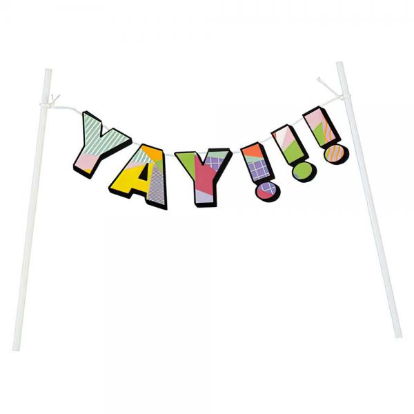YAY Cake Topper - Partyhalli.fi