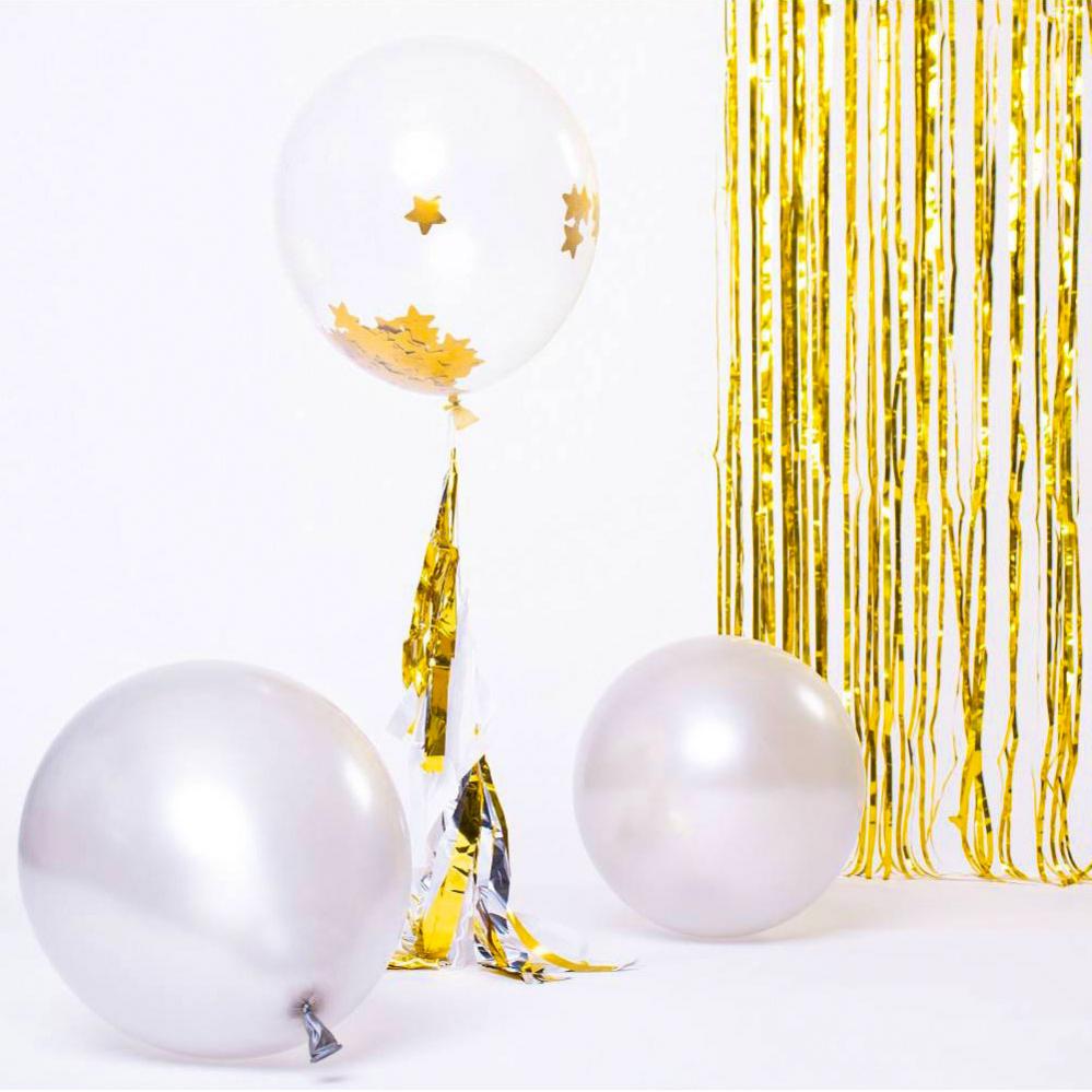 Konfetti-ilmapallot Tupsuilla Kulta - Partyhalli.fi