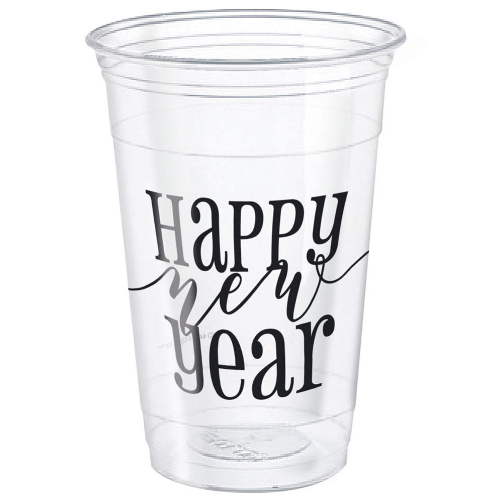 Happy New Year Muoviset Mukit - Partyhalli.fi