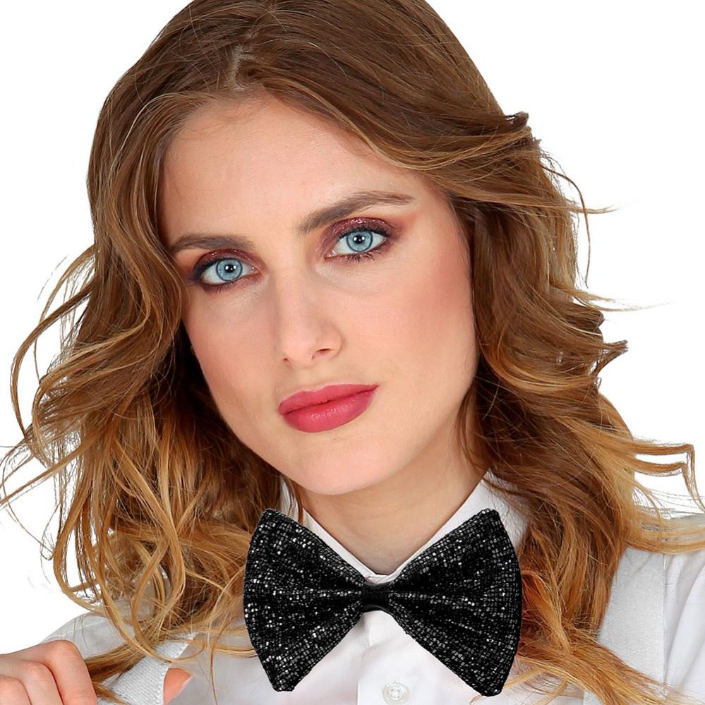 Glitter Rusetti Musta - Partyhalli.fi