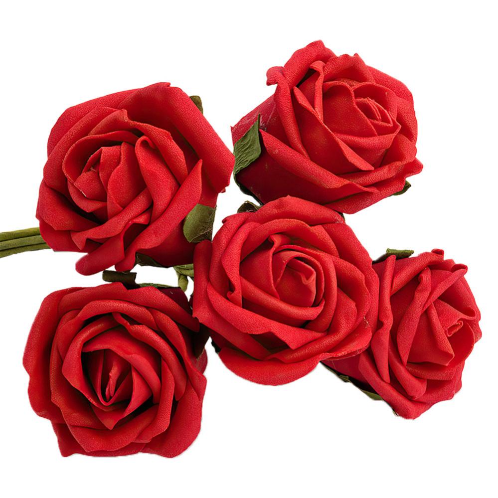 Punaiset Ruusut Vaahtomuovi - Partyhalli.fi