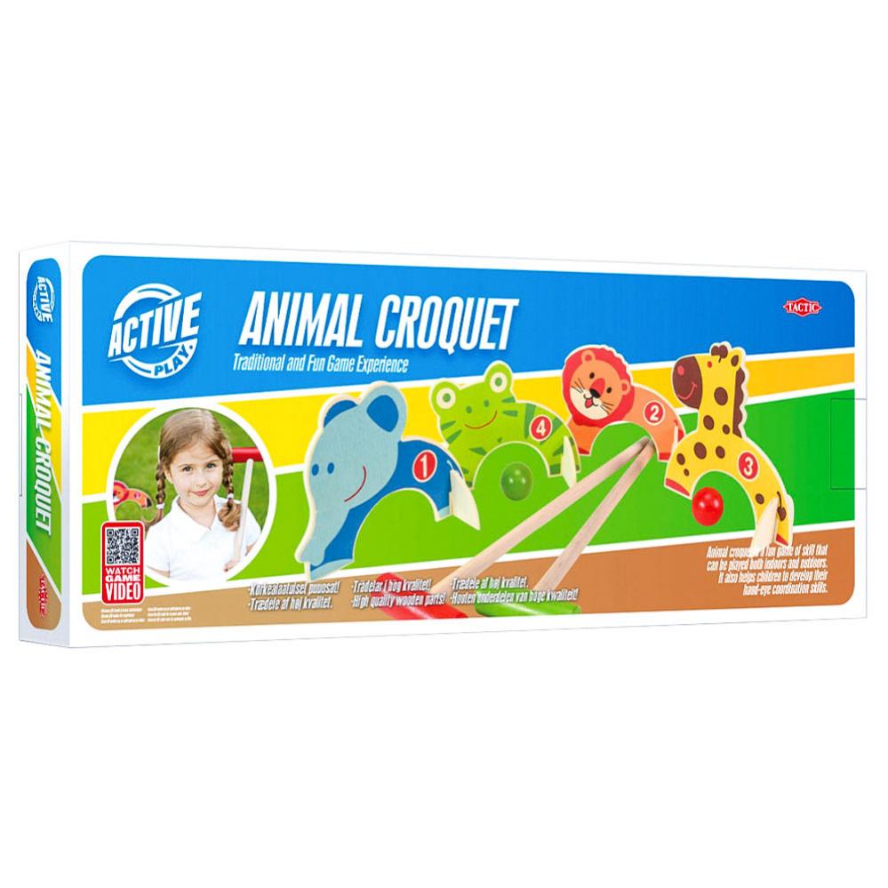 Krokettipeli Eläinaihe - Partyhalli.fi