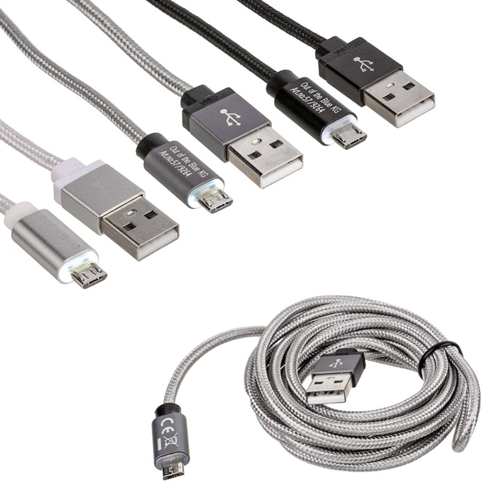 Micro USB-kaapeli LED - Partyhalli.fi