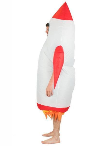 Puhallettava Naamiaisasu Raketti - Partyhalli.fi