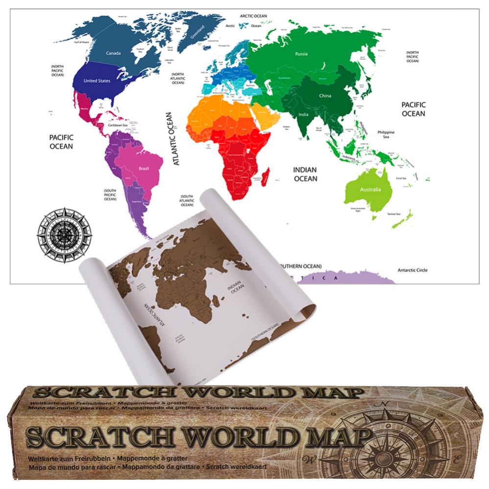 Scratch World Map - Partyhalli.fi