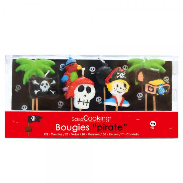 Kakkukynttilät Merirosvo - Partyhalli.fi