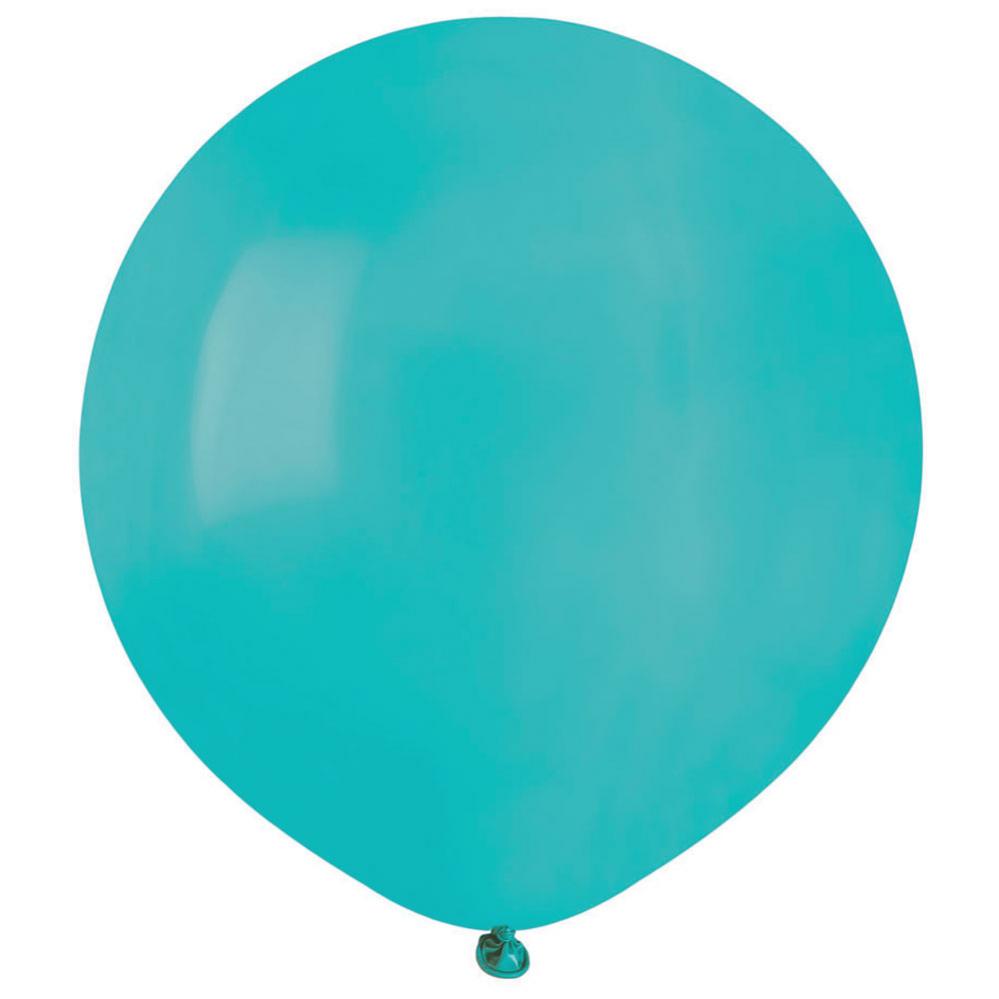 Isot Pyöreät Turkoosit Ilmapallot - Partyhalli.fi
