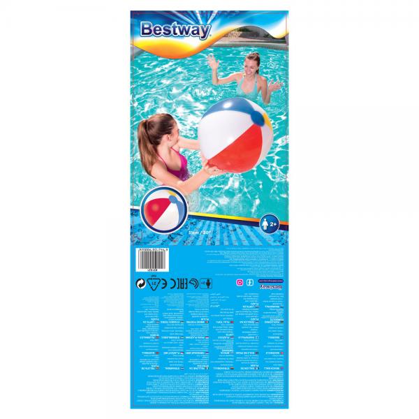 Puhallettava Rantapallo Raidallinen - Partyhalli.fi