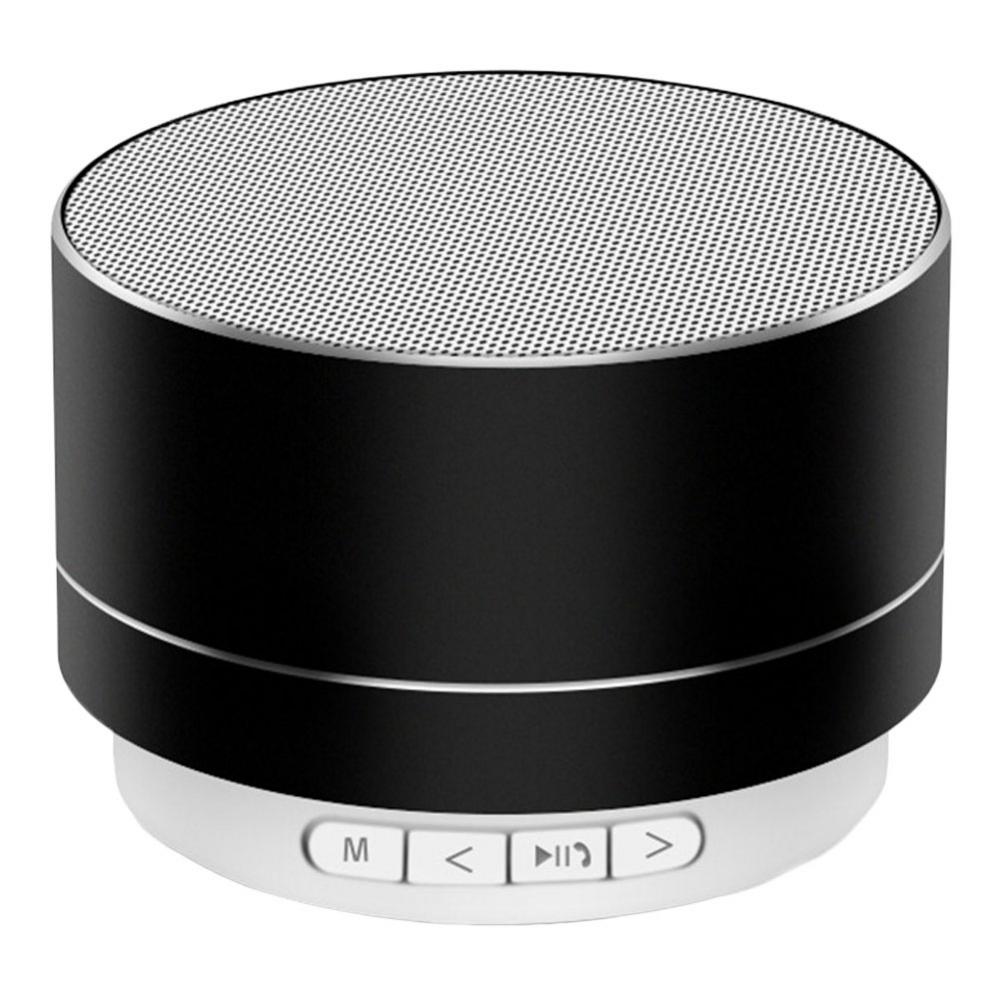 Pyöreä Mini Bluetooth Kaiutin Musta - Partyhalli.fi