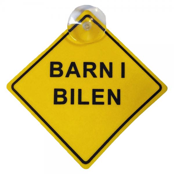 Barn i Bilen Kyltti - Partyhalli.fi