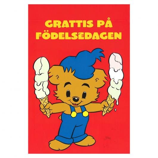 Bamse Grattiskort - Partyhalli.fi
