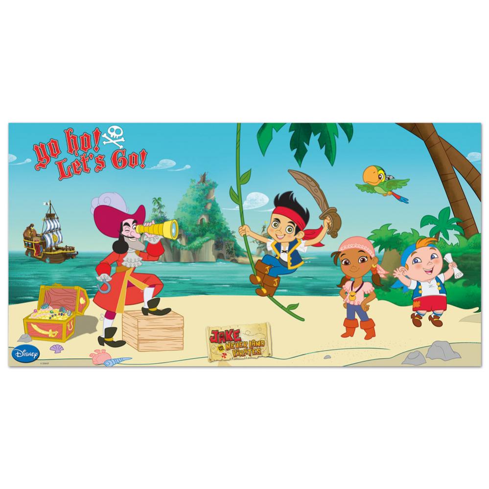 Jake ja Mikä-mikä-maan merirosvot Seinäkoriste - Partyhalli.fi