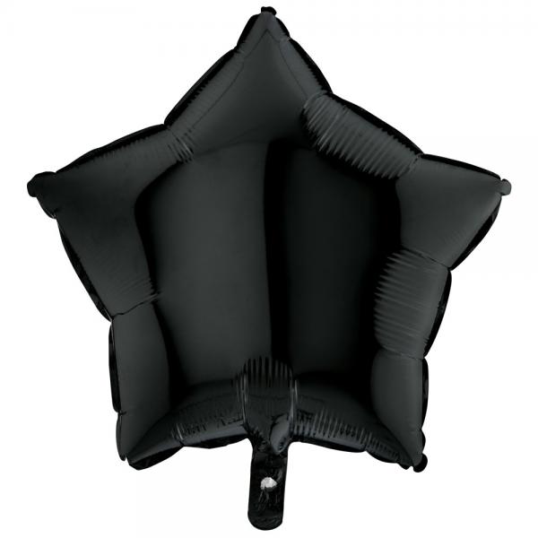 Folioilmapallo Tähti Musta - Partyhalli.fi