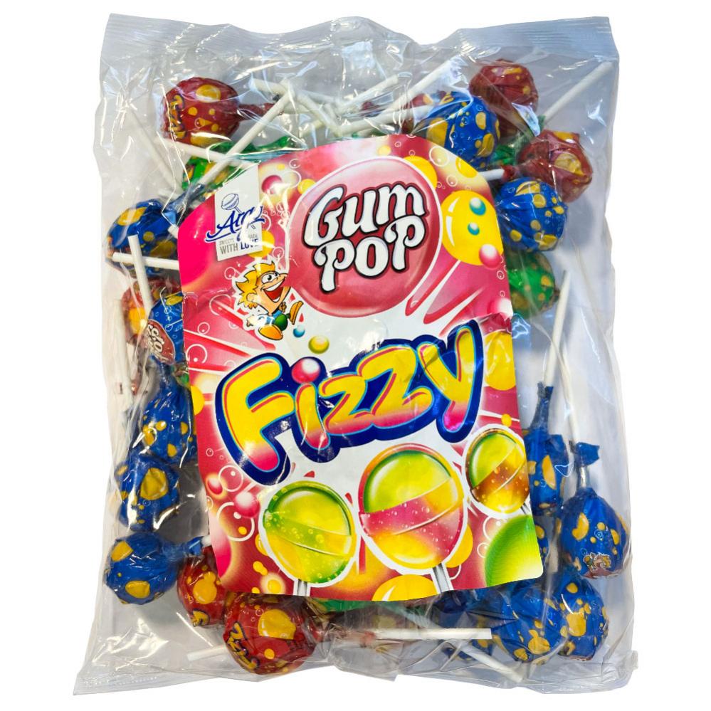 Gum Pop Fizzy Tikkarit 48-pakkaus - Partyhalli.fi