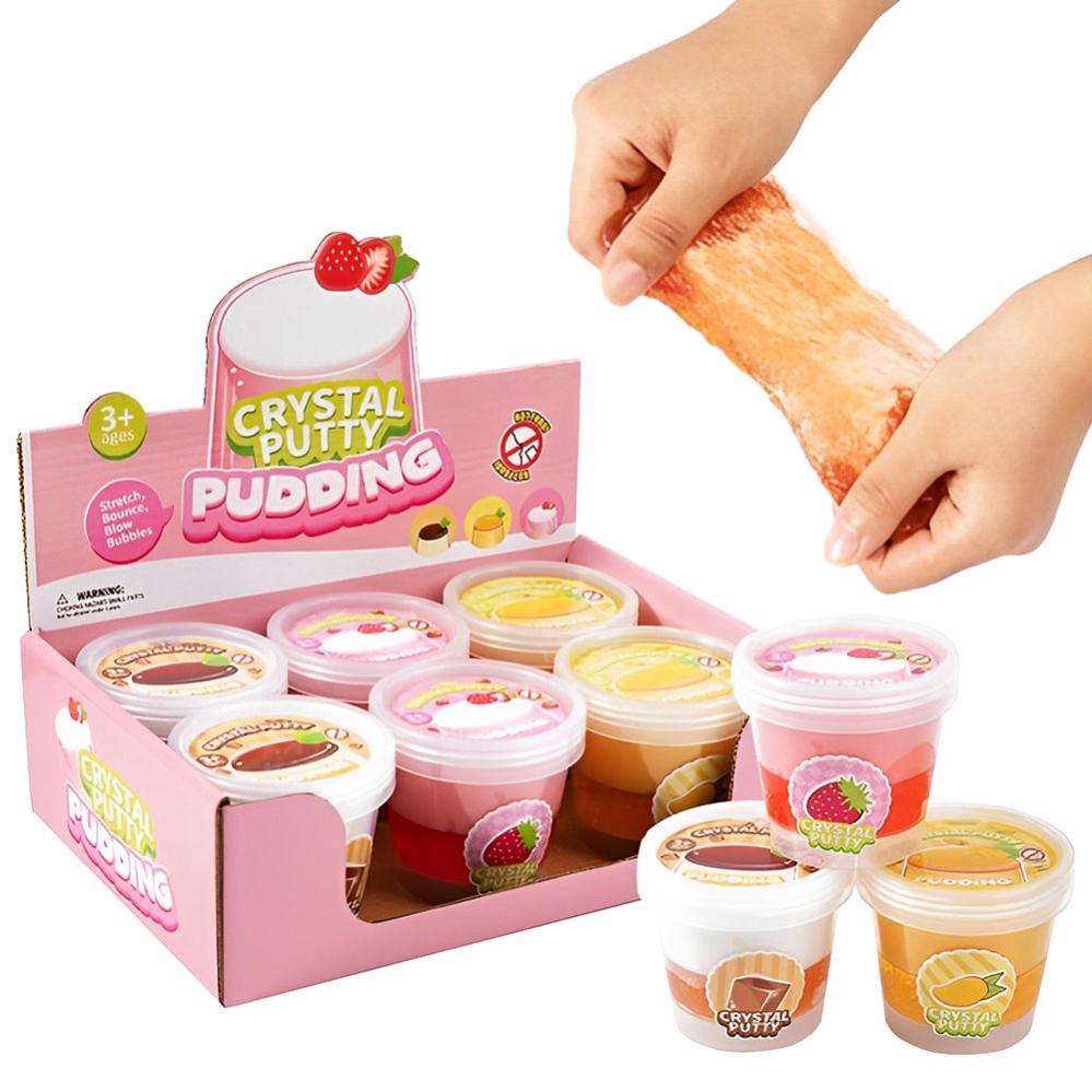 Crystal Putty Slime Pudding - Partyhalli.fi