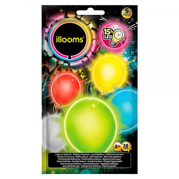 Illooms LED-ilmapallot Mix - Partyhalli.fi