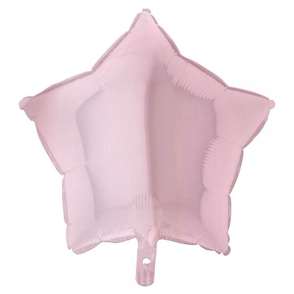 Folioilmapallo Tähti Pastelli Vaaleanpinkki - Partyhalli.fi