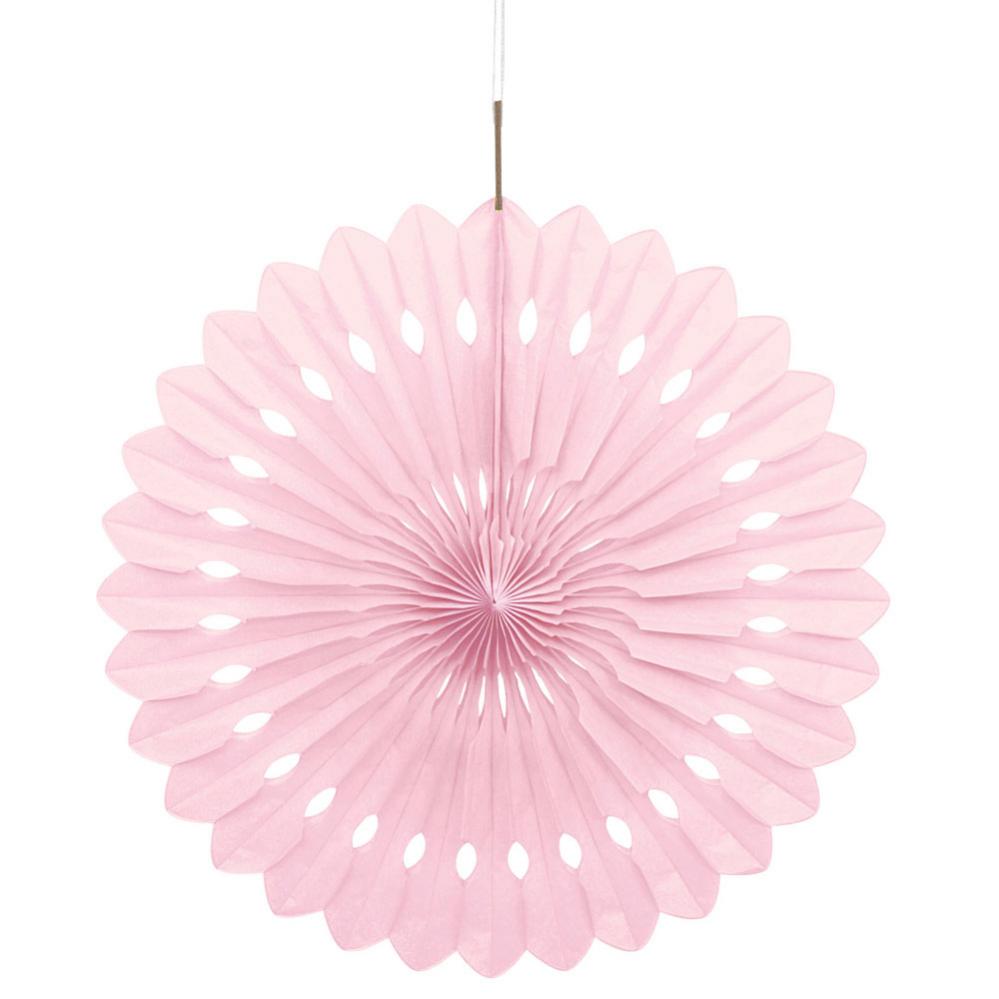 Riippuva Hunajakennoviuhka Vaaleanpinkki - Partyhalli.fi