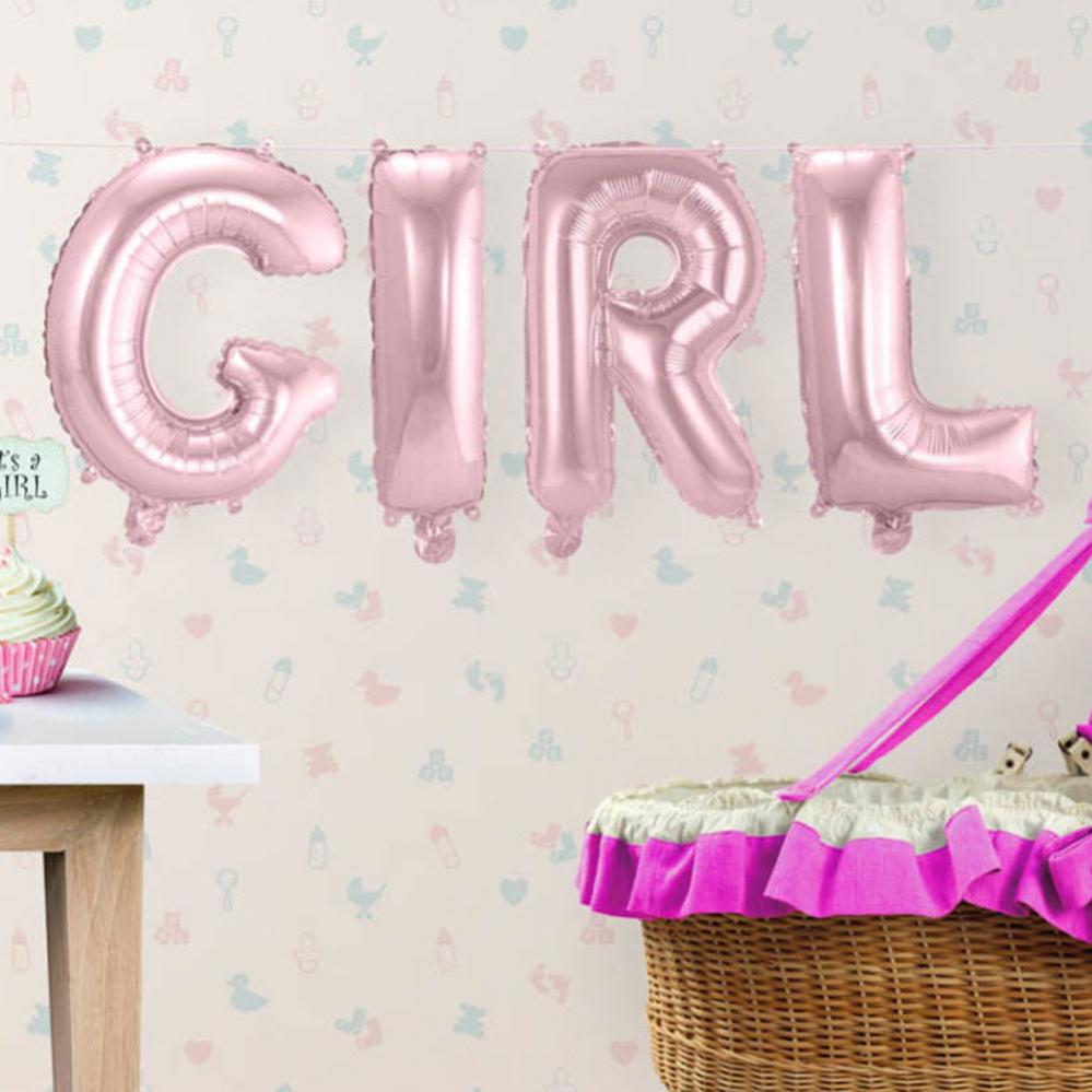 Baby Shower Girl Ilmapallot Folio - Partyhalli.fi