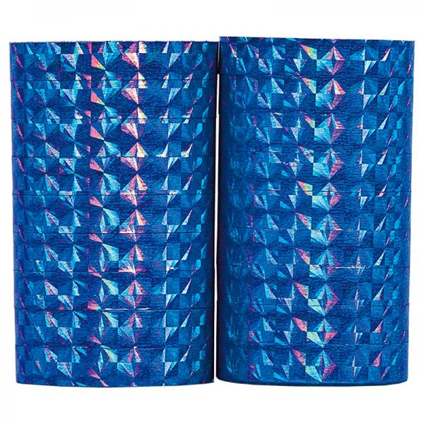 Holografinen Serpentiini Sininen - Partyhalli.fi