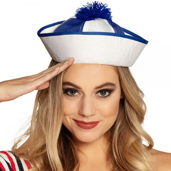 Merimieslakki Sinivalkoinen - Partyhalli.fi