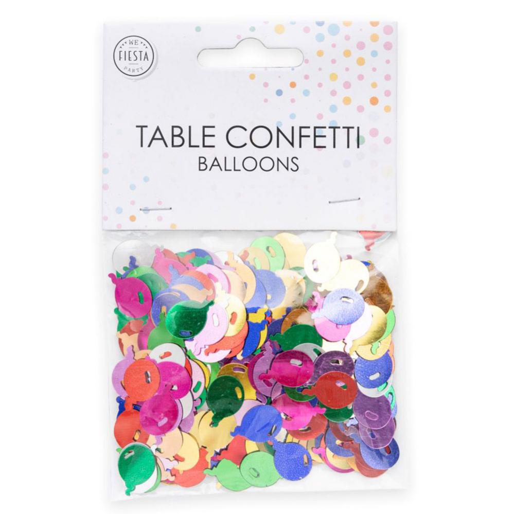 Monivärinen Konfetti Ilmapallot - Partyhalli.fi