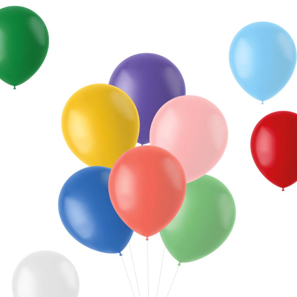 Lateksi-ilmapallot Retro 50-pakkaus - Partyhalli.fi