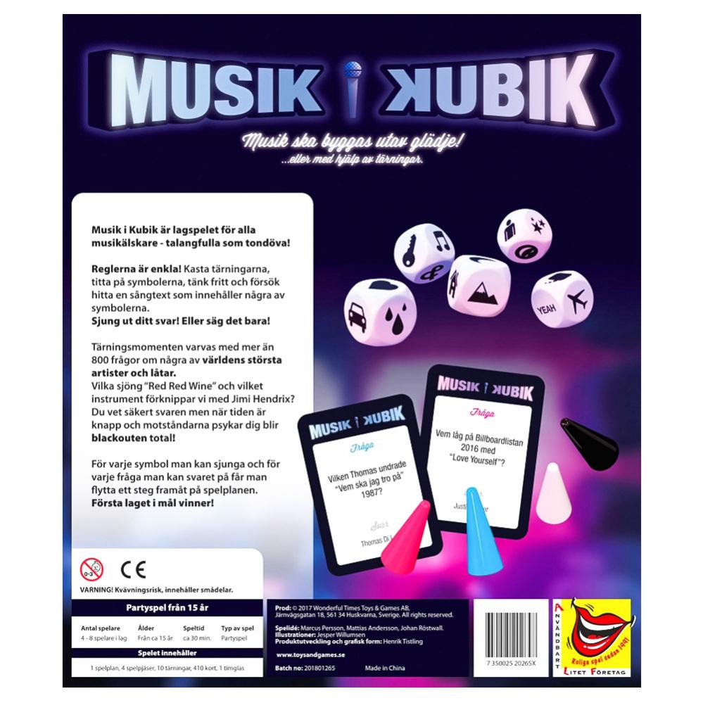 Musik i Kubik Peli - Partyhalli.fi