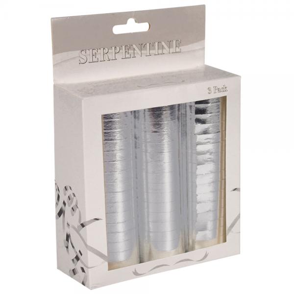 Serpentiini Hopea Metallic 3-Pack - Partyhalli.fi
