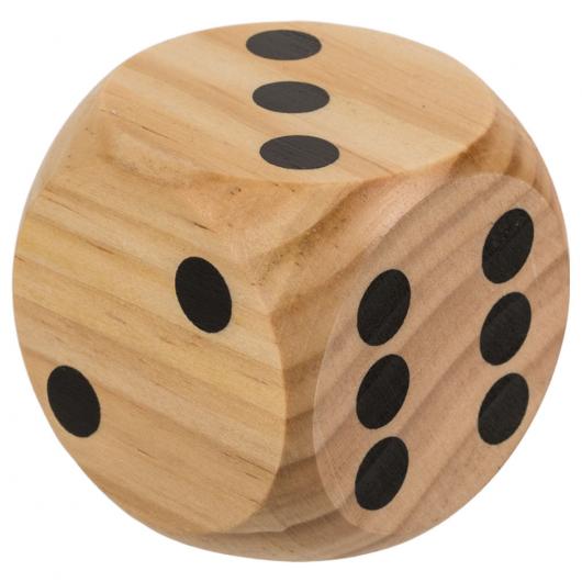 Iso Puinen Noppa - Partyhalli.fi