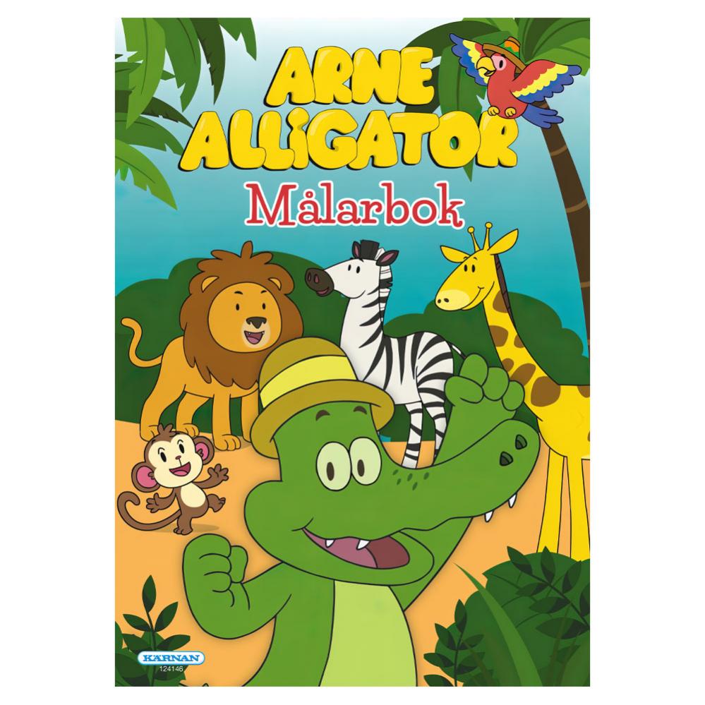 Aarne Alligaattori Värityskirja - Partyhalli.fi