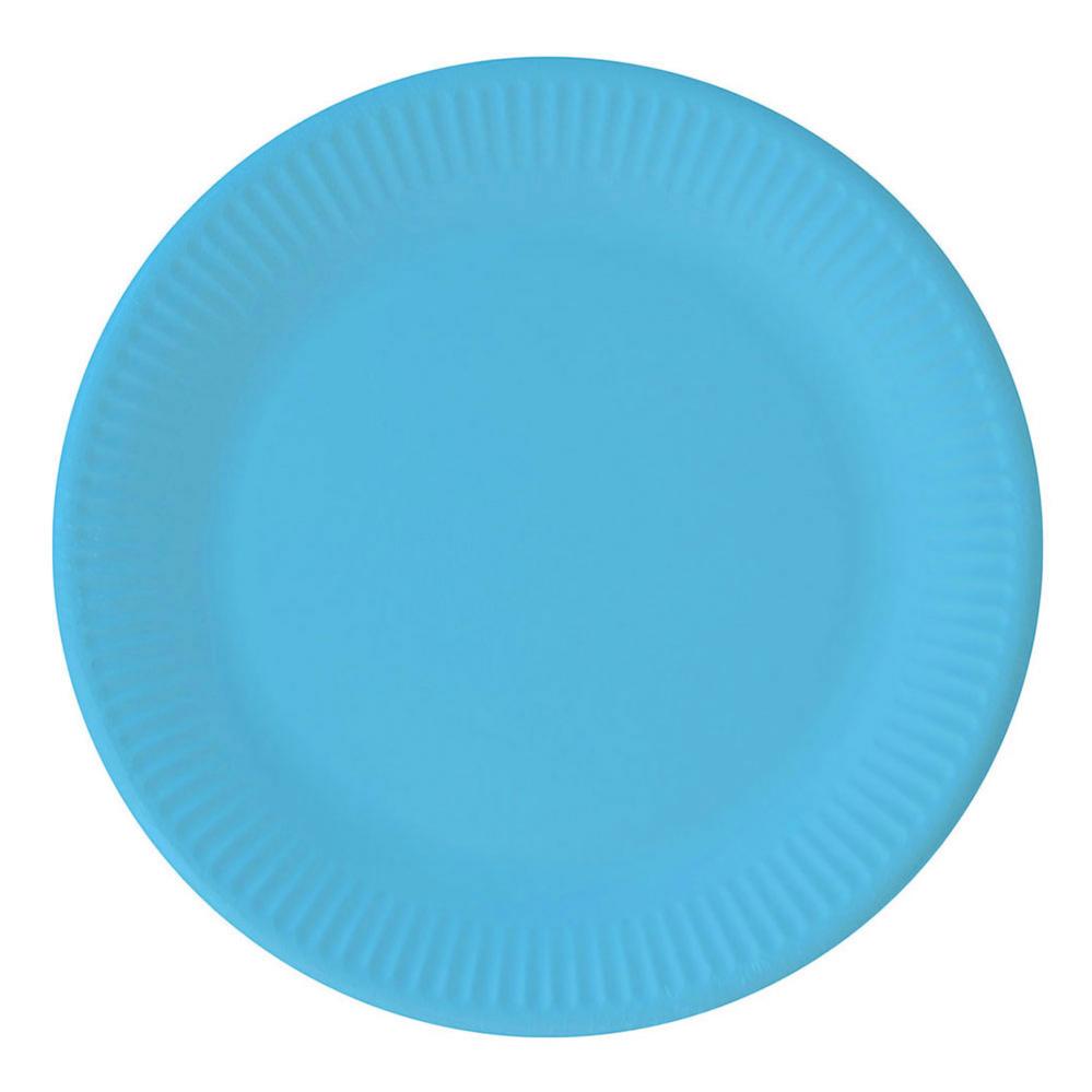 Siniset Pahvilautaset Solid Color - Partyhalli.fi