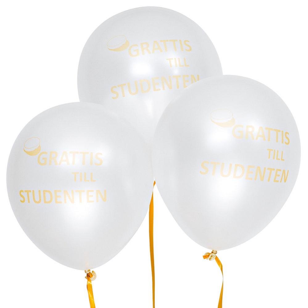 Grattis Till Studenten Ilmapallot - Partyhalli.fi