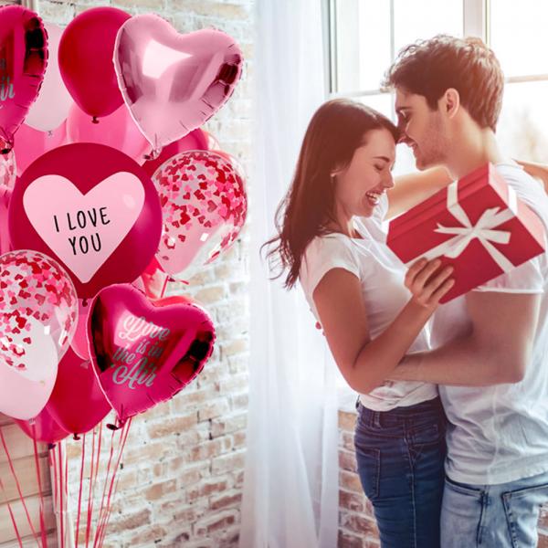 Heliumpullo ja Ilmapallot Love Is In The Air - Partyhalli.fi