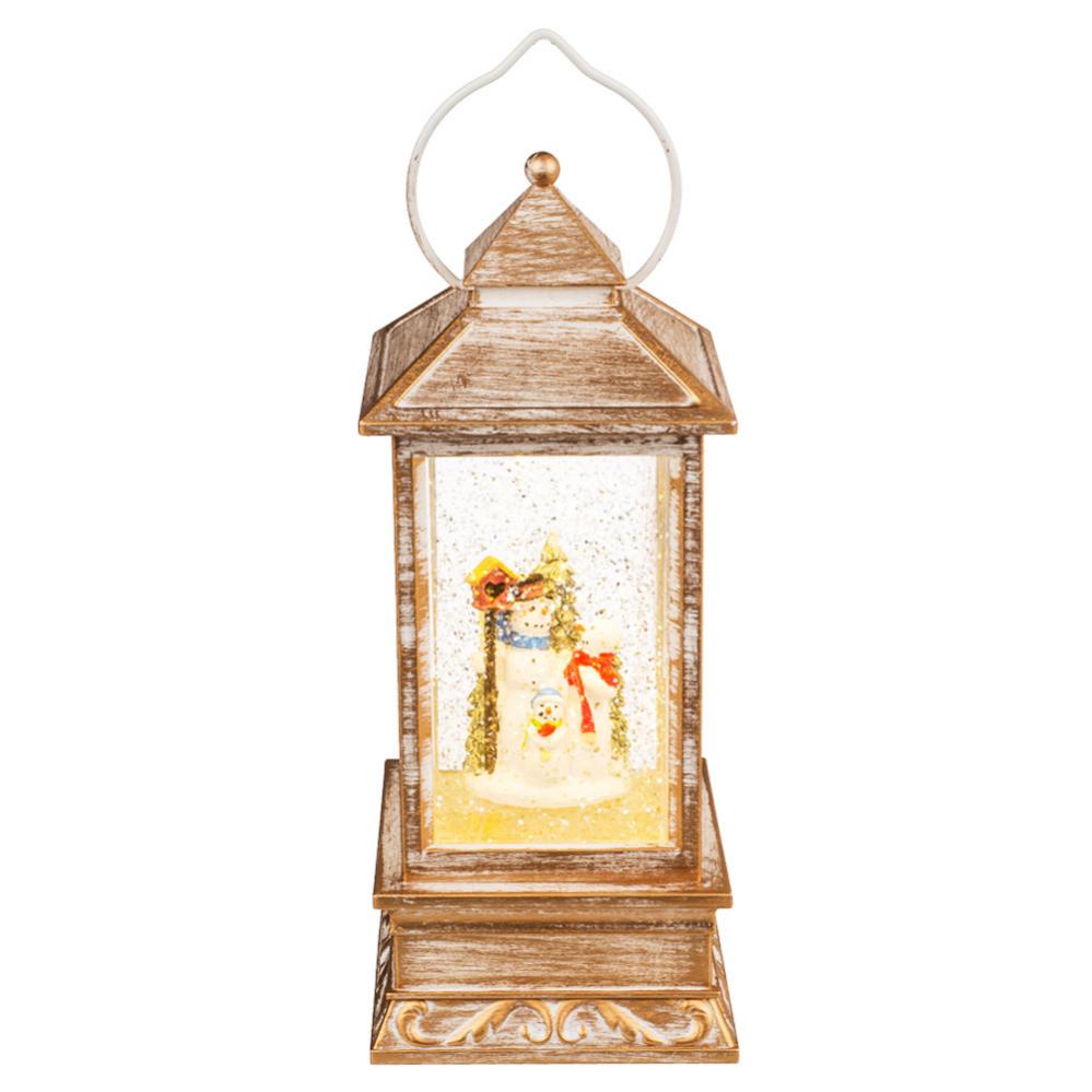 LED Lyhty Lumiukko Glitter - Partyhalli.fi