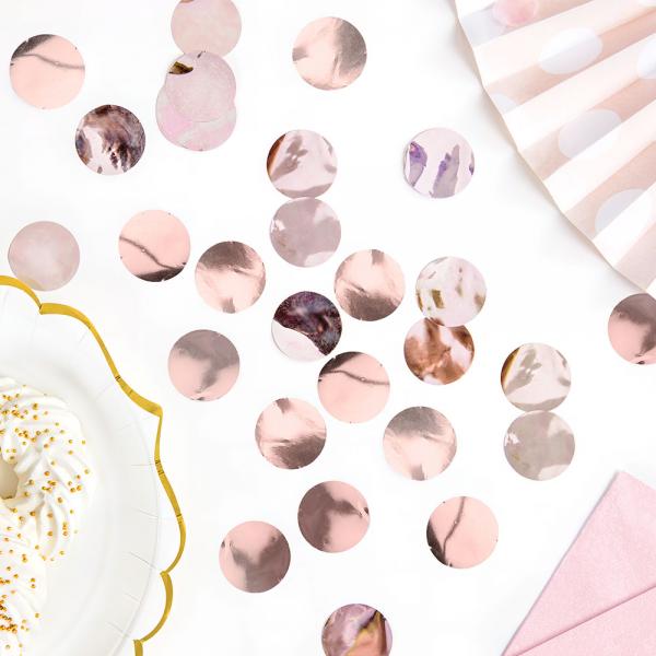 Konfetti Isot Pilkut Ruusukulta - Partyhalli.fi