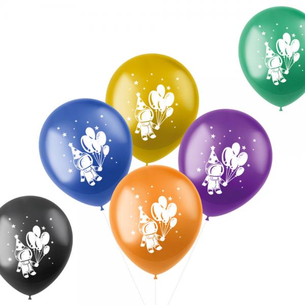 Metallic Ilmapallot Astronautti - Partyhalli.fi