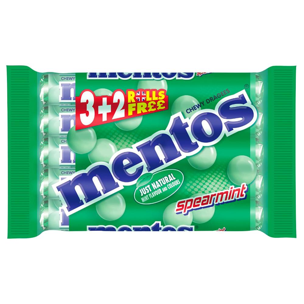 Mentos Spearmint 5-pakkaus - Partyhalli.fi