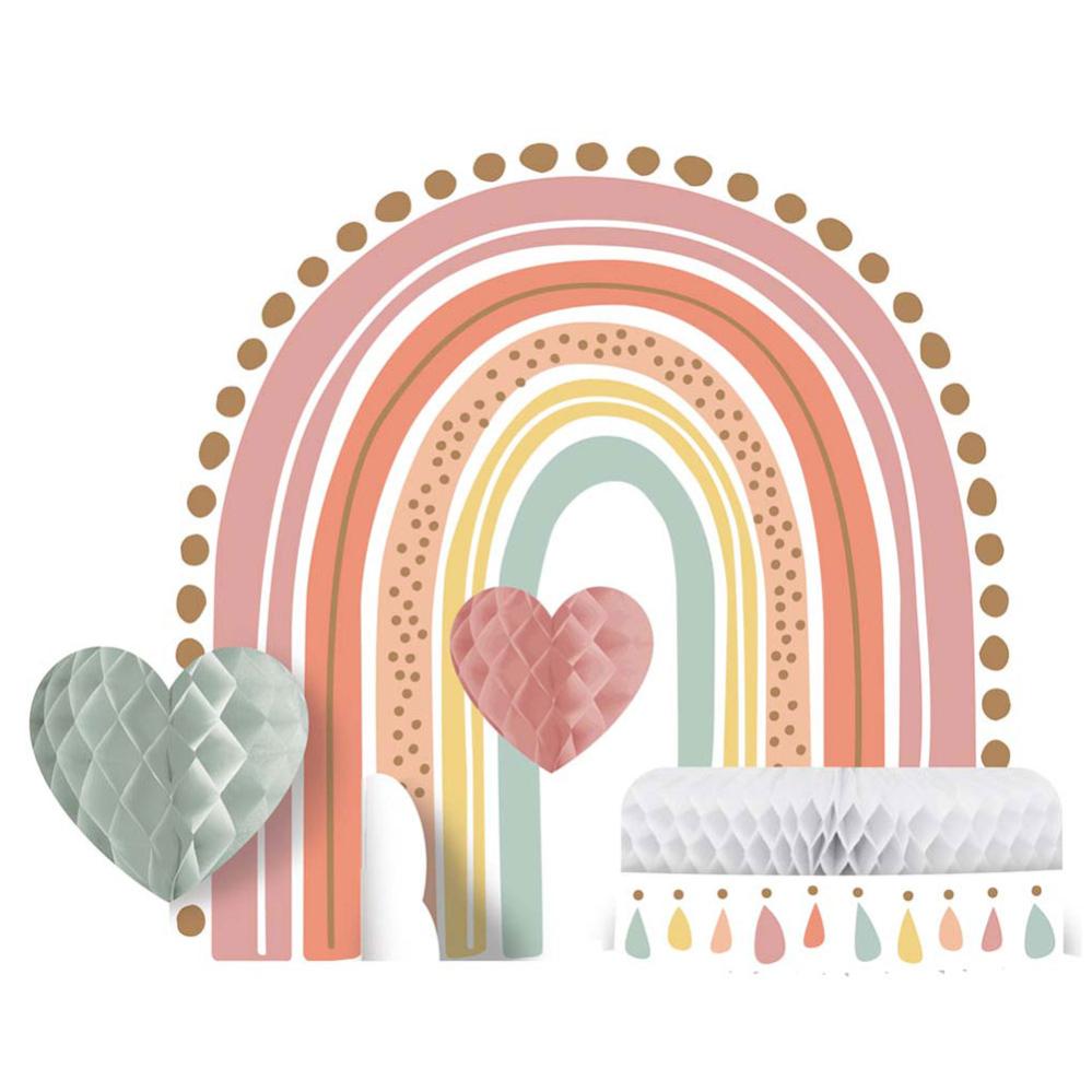 Boho Rainbow Pöytäkoriste - Partyhalli.fi